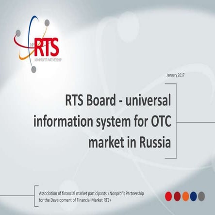RTS Board - universal information system for otc market in Russia 24.01.2017 | Stocks and Bonds ...