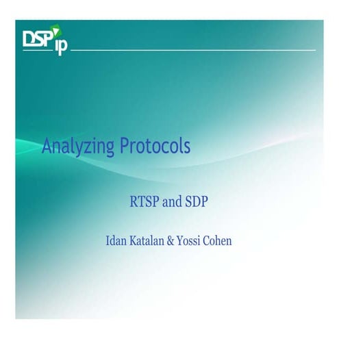 Rtsp Analysis Wireshark Ppt Computer Networking Computing