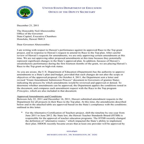 Dec. 21 DOE Letter | PDF