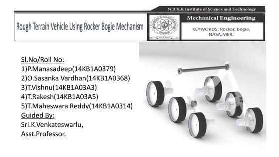 All Terrain Hexapod (Bogie Rocker mechanism) | PPTX | Physics | Science