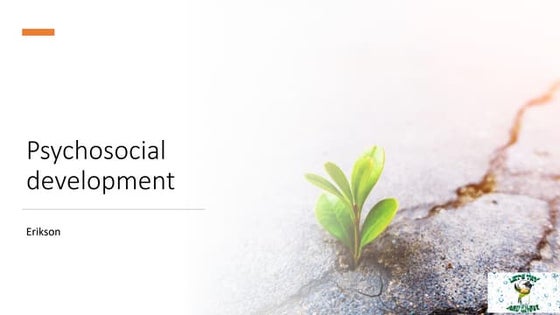 Erikson's theory of psychosocial development | PPT