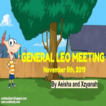 General leo meeting (11 5 2019) | PPT