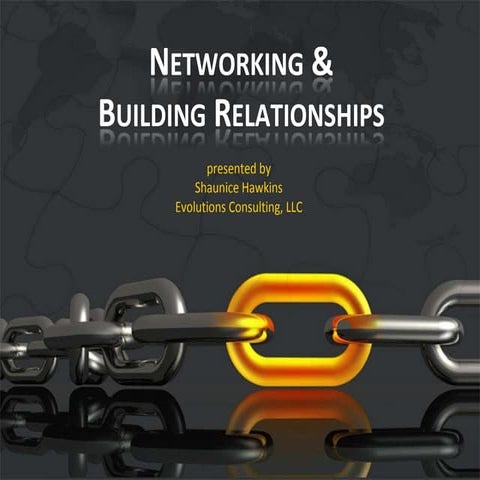 Ru 2011 Networking & Building Relationships Presentation | PPTX