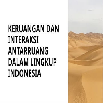 RUANG DAN INTERAKSI ANTARRUANG KELAS 7 SMP | PPTX