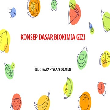 RUANG LINGKUP BIOKIMIA GIZI, SEJARAH, KETERKAITAN BIOKIMIA DENGAN ILMU ...