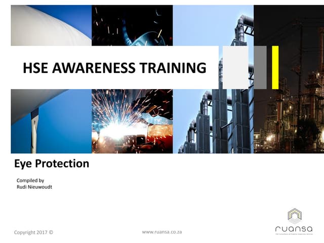 Eye safety at work | PPT