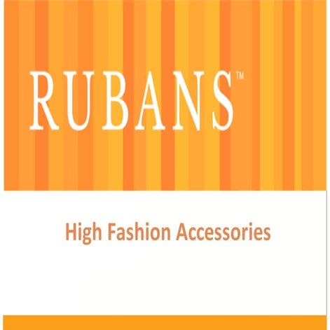 Rubans corporate presentation | PDF