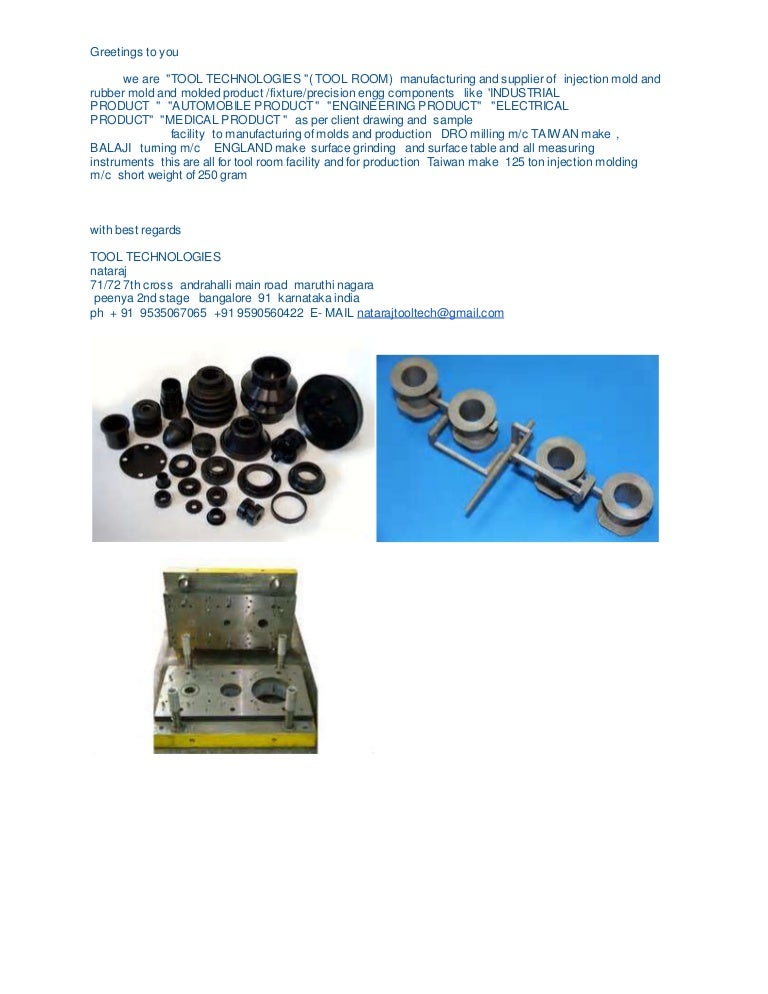 Rubber and plastic products