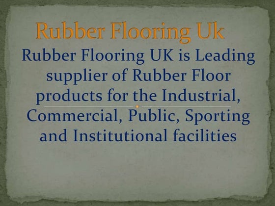 Rubber ppt | PPTX