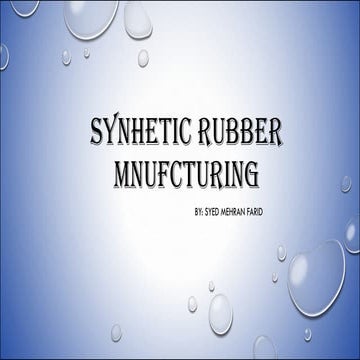 Rubber manufacturing pdf | PDF