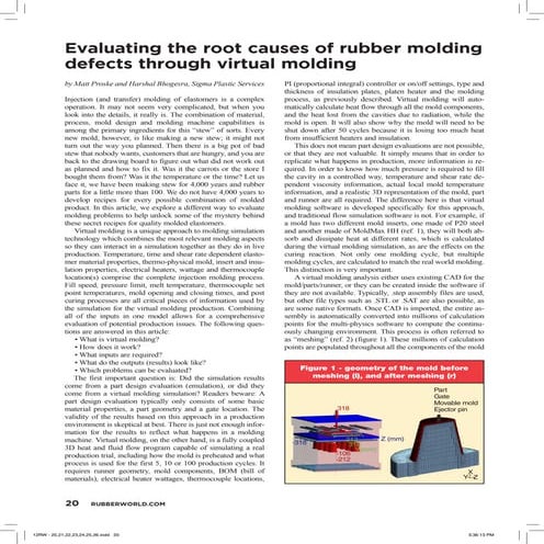 Rubber moulding defects | PDF