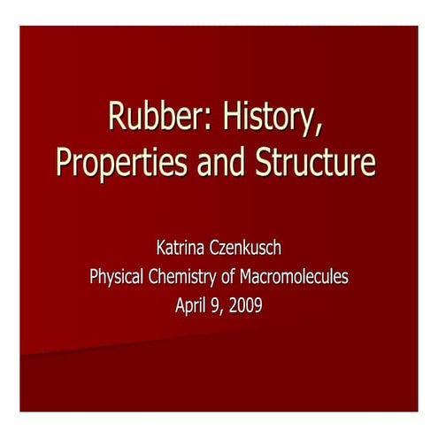Rubber presentation (1) | PDF