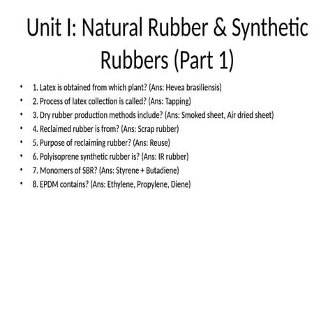 Rubber_Science_MCQs_Units_PPT.pptxvhk uuuj | PPTX
