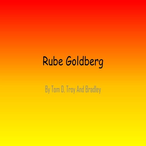 Rube goldberg | PPTX
