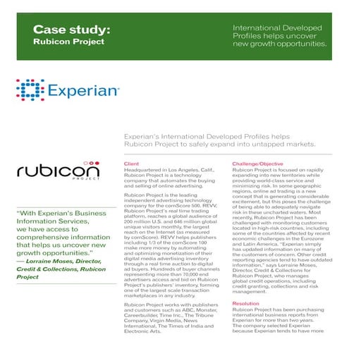 Case Study - Rubicon Project | PDF
