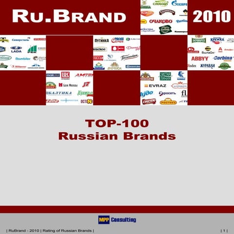 TOP100 Russian Brands (English version) | PDF