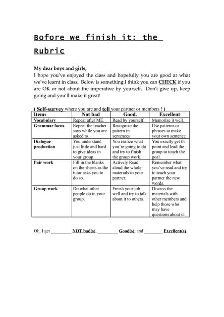 Family tree rubric | PDF