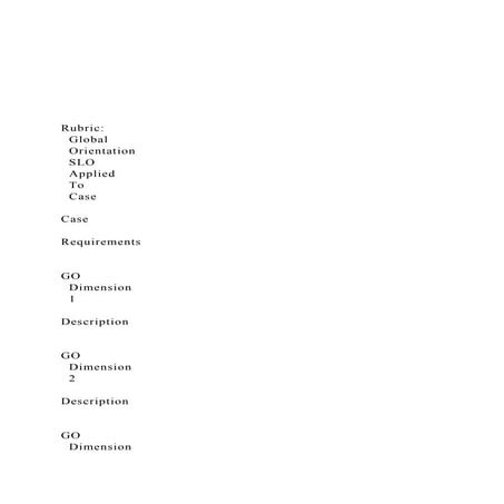 Rubric Global Orientation SLO Applied .docx