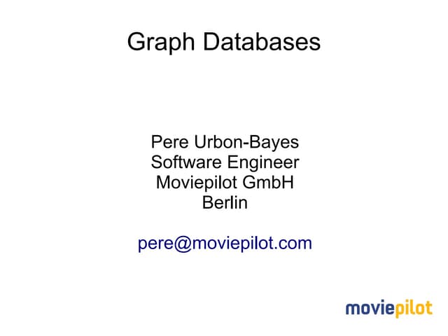 Introduction To Graph Databases