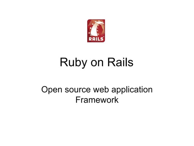 Ruby On Rails Ppt 8027
