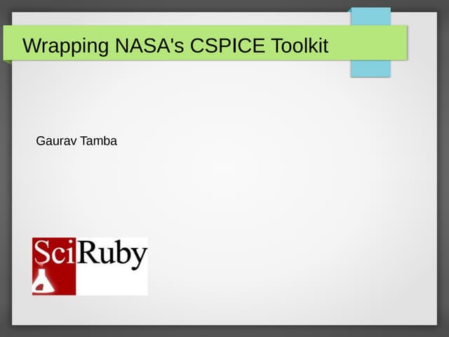 Deccan RubyConf 2016 - Lighning Talk - SpiceRub | PPT Deccan RubyConf 2016 - Lighning Talk - SpiceRub | PPT