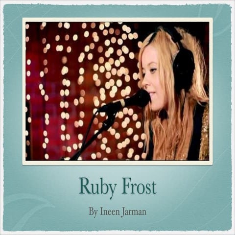 Ruby frost by ineen | PDF | World/International Music | Music
