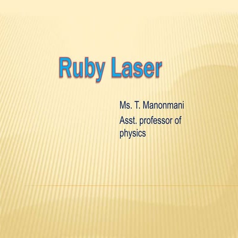 lasers ppt | PPTX