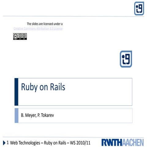 Rails Framework | PDF | Web Development | Internet