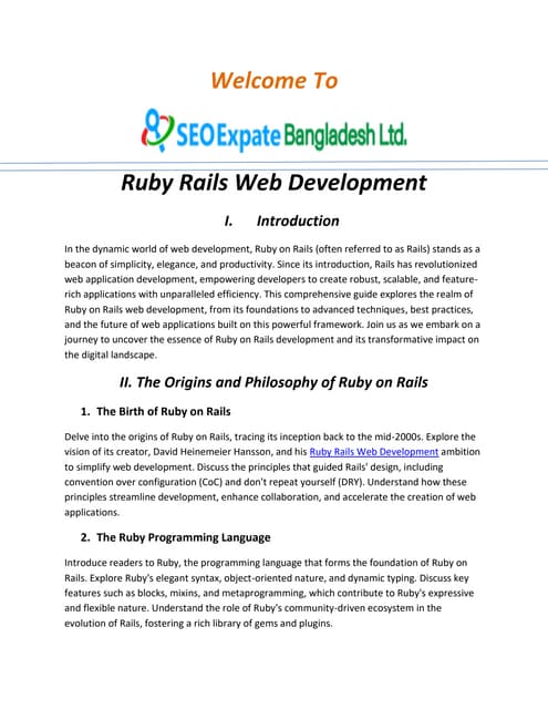 Ruby Rails Web Development Pdf