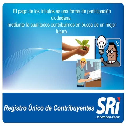 tipos de contribuyentes | PPTX