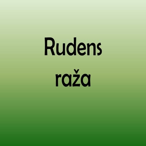 Rudens | PPTX