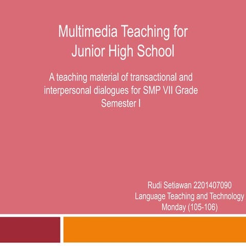 teaching material | PPTX