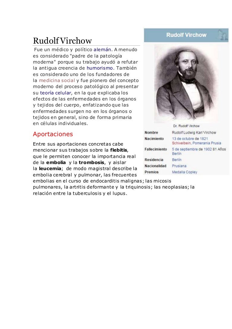 Rudolf Virchow Wikipedia