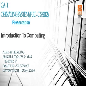 Rudranil Das Operatingsystem Ca1pptx 