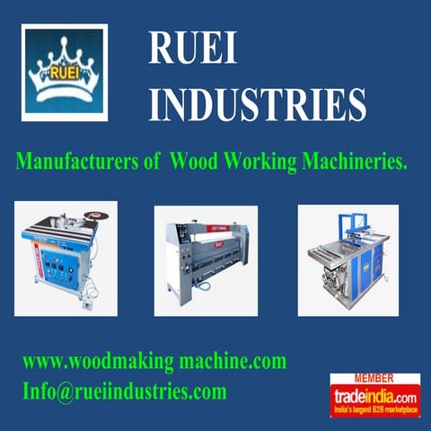 Panel Saw Machine Coimbatore - Ruei Industries | PPT