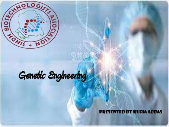Genetic Engineering.ppt and application of genetics | PPT