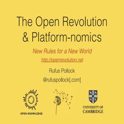 SCONUL Summer Conference - 2018 - Rufus Pollock | PPT