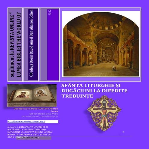 Rugaciuni crestine ortodoxe sf.liturghie utrenia vecernia | PDF