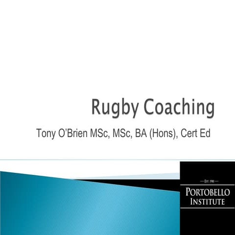 Rugby coaching tob | PPT
