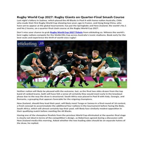 Rugby World Cup 2027 Rugby Giants on Quarter-Final Smash Course.docx