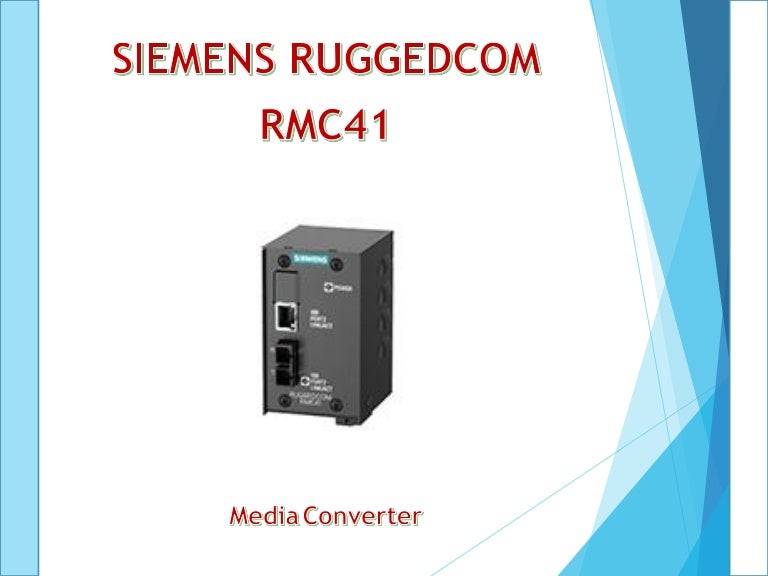 Ruggedcom rmc41 media converter