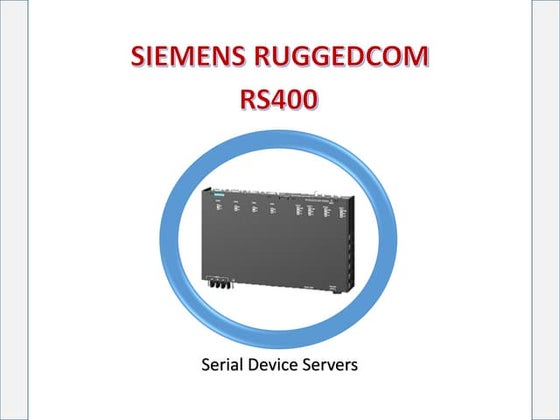 Ruggedcom rmc41 media converter | PPT