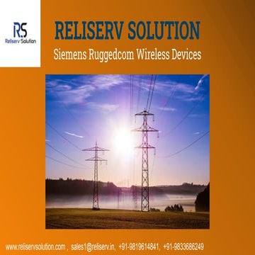 Ruggedcom wireless devices | PPT