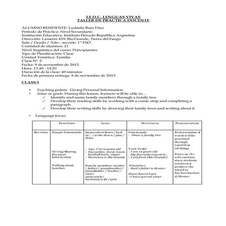 Secondary: Lesson Plan 5 | DOCX