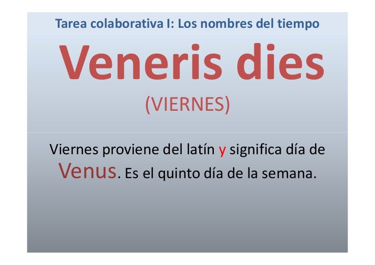 Veneris dies