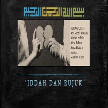 Rujuk dan Iddah | PPTX