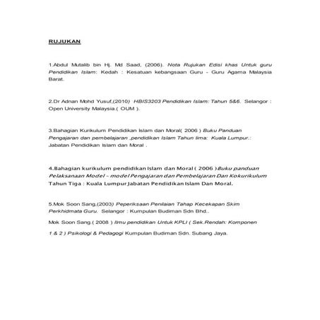 Rujukan | PDF