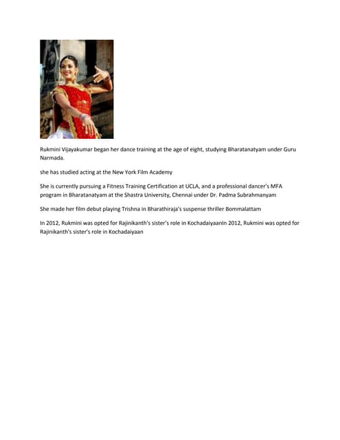 Rukmini Vijayakumar In Bommalattam