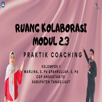 Ruang kolaborasi Modul 2.3 kelompok 2 PGP Angkatan 10 | PDF