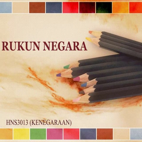 Rukun negara | PPTX